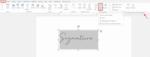 How to Create a Signature in Word